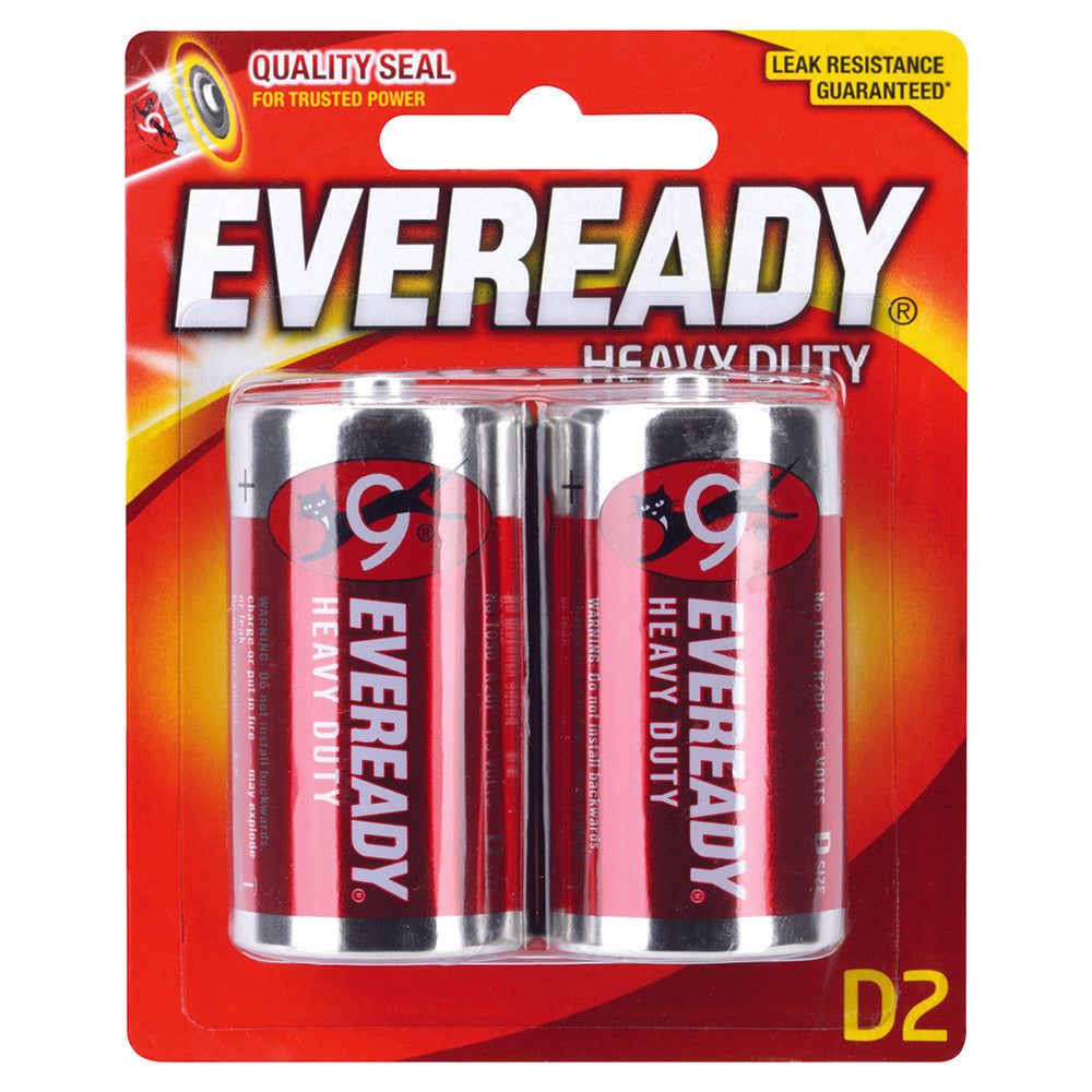 Eveready D Heavy Duty Battery 2 Pack — Brilliant Minds Australia