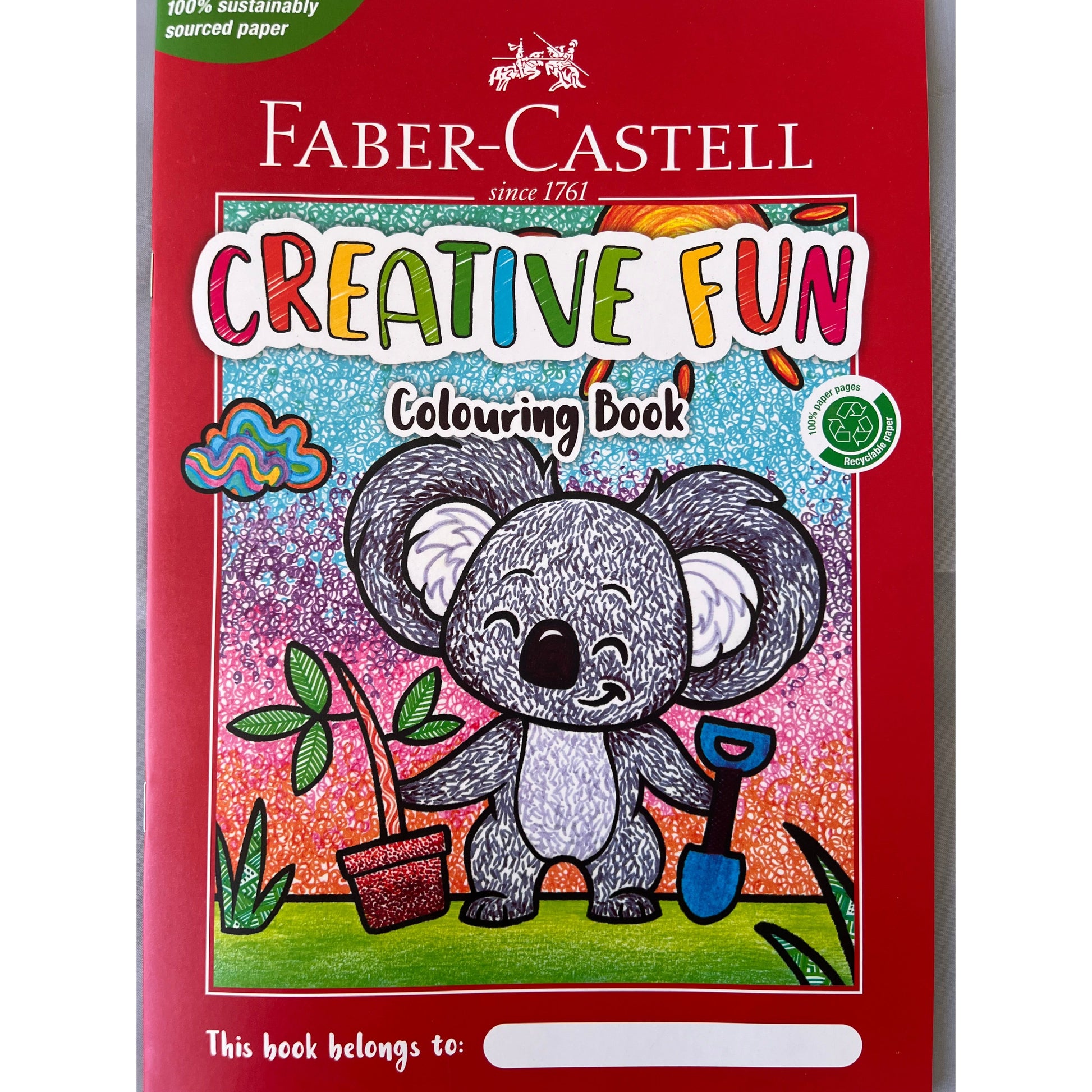 Faber Castell Creative Fun Colouring Book (20 Pages) – Brilliant Minds ...