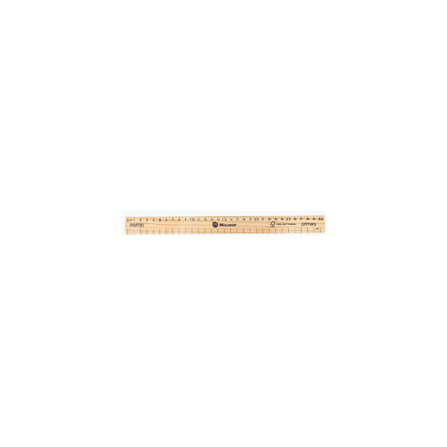 Micador 30cm Wooden Ruler — Brilliant Minds Australia