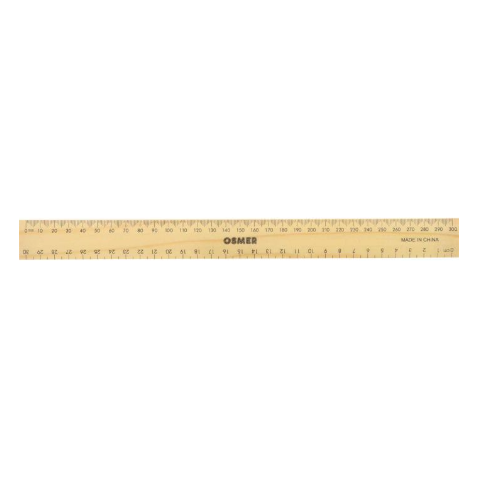 Osmer Wooden Ruler (30cm) – Brilliant Minds Australia