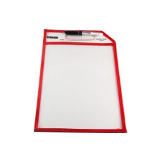 Write & Wipe - A4 Erasable Sleeve with Marker (Assorted Colours ...