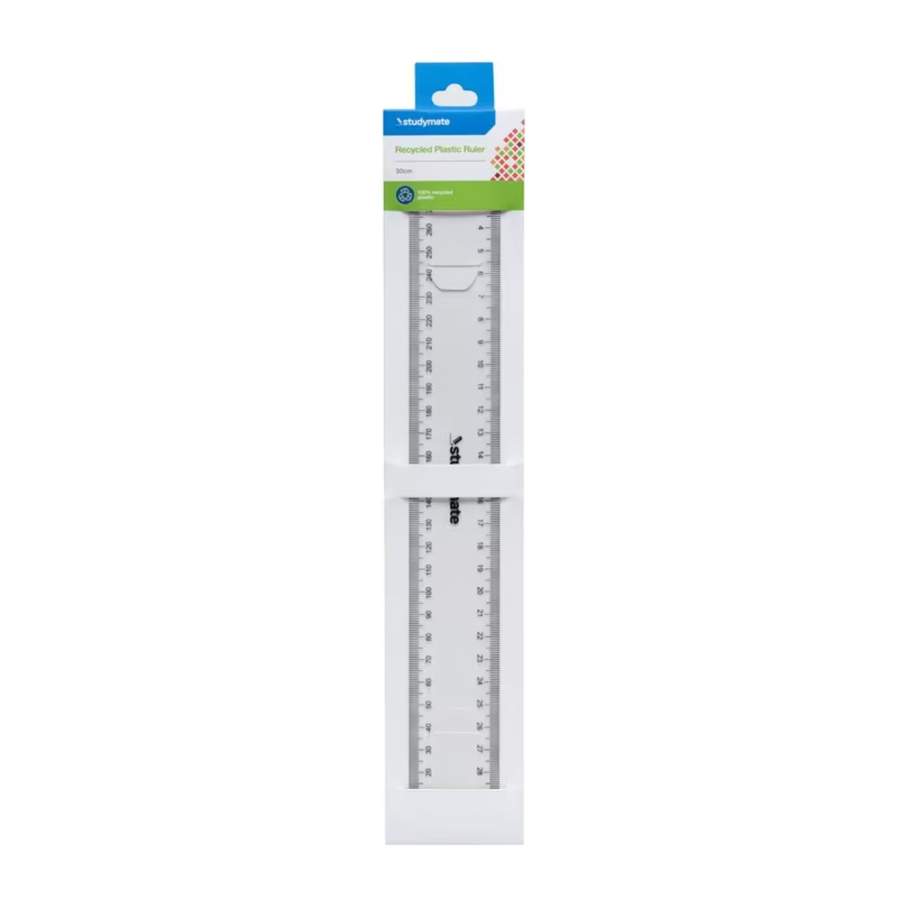 Studymate Recycled Plastic Ruler - 30cm — Brilliant Minds Australia