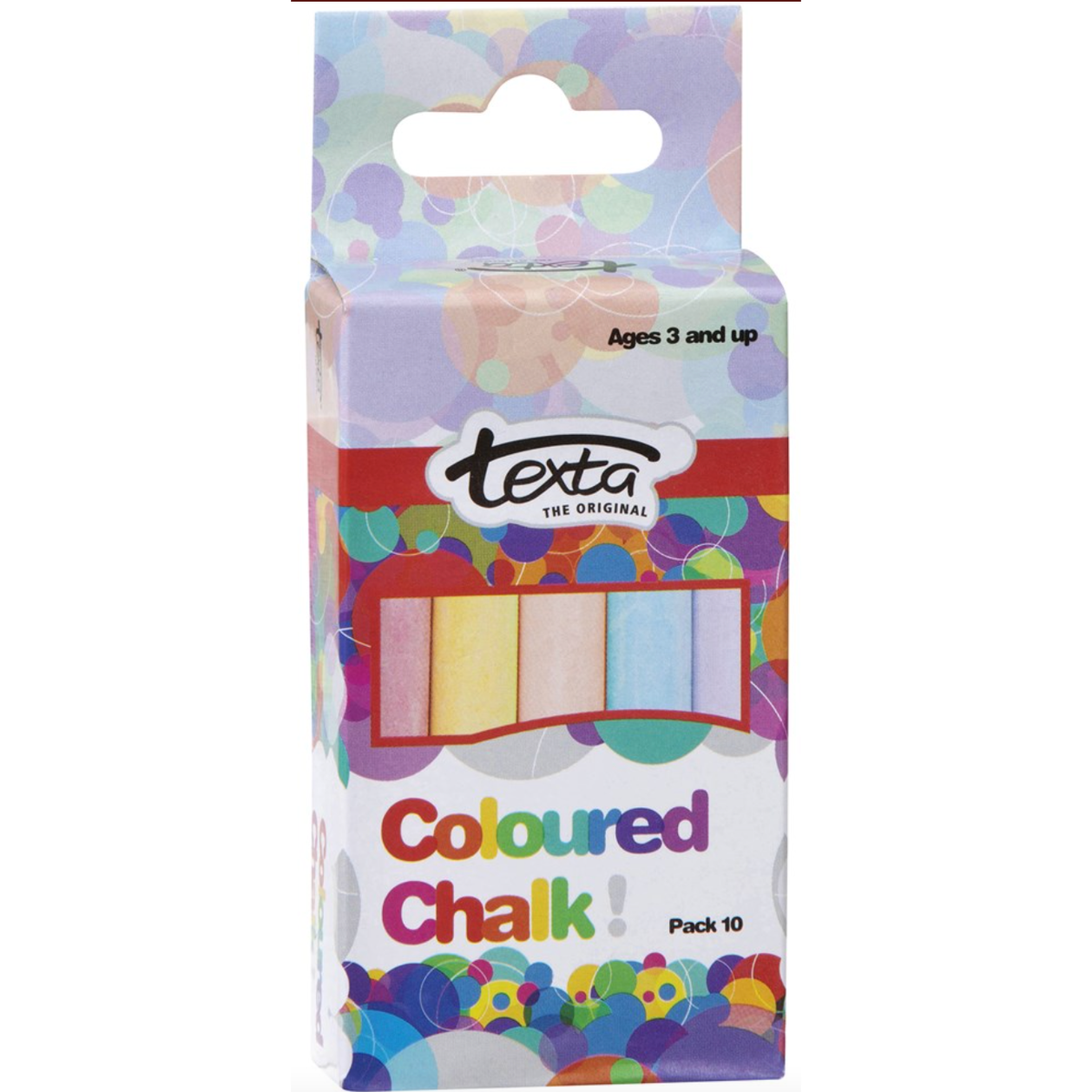 Texta Chalk Assorted Colours Pack Of 10 — Brilliant Minds Australia
