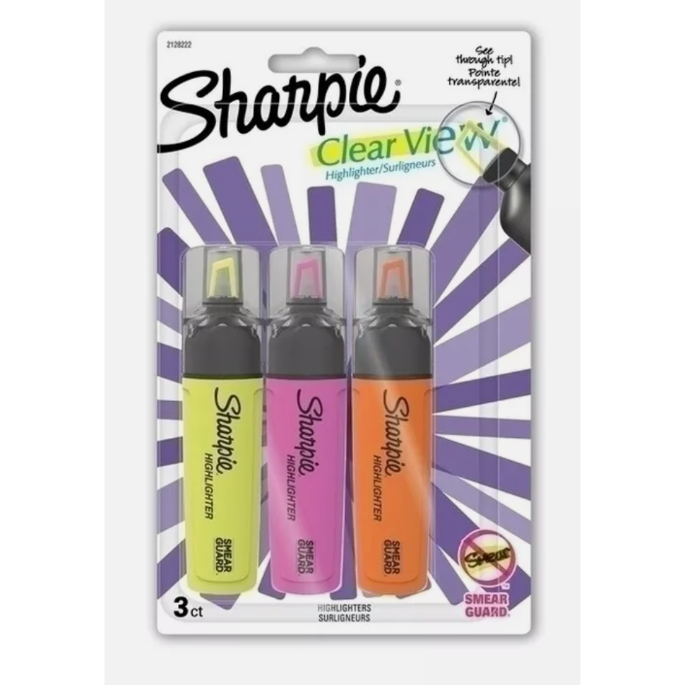 Sharpie Clear View Highlighters (3 Pack) — Brilliant Minds Australia