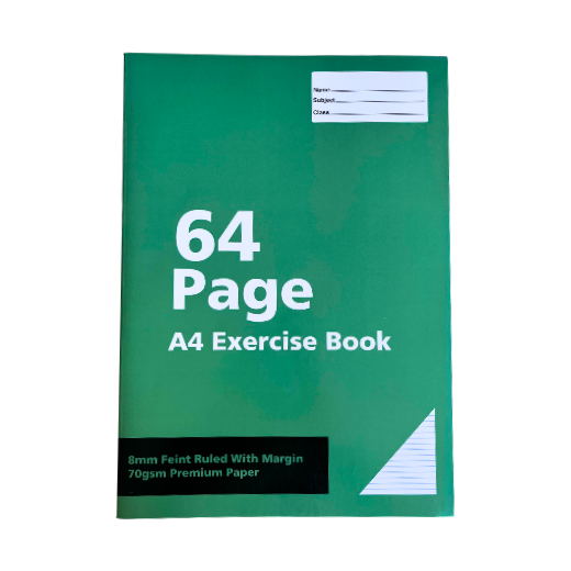 64 Page Exercise Book- A4 — Brilliant Minds Australia