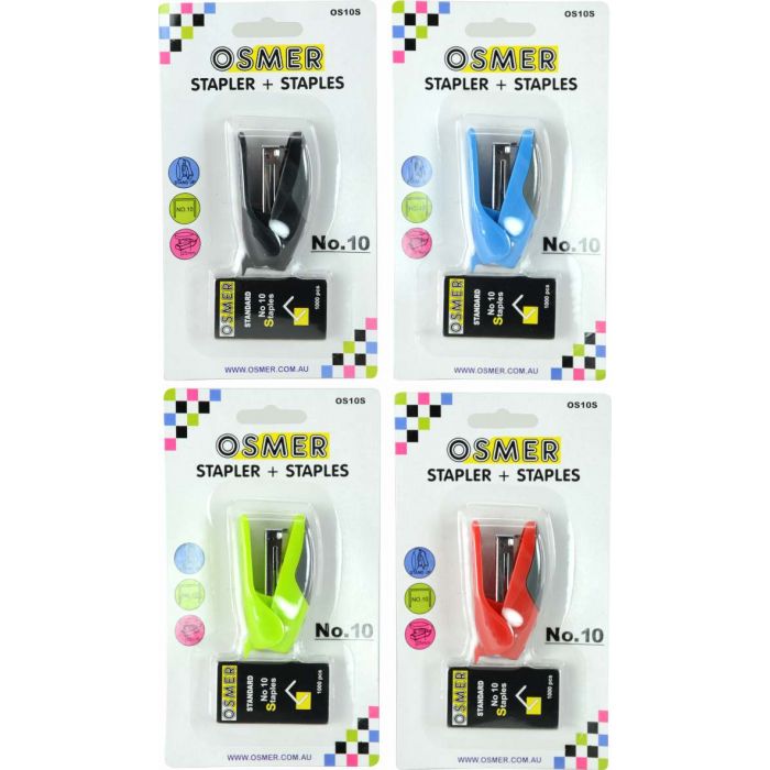 Osmer No.10 Stapler with Staples (Each) — Brilliant Minds Australia