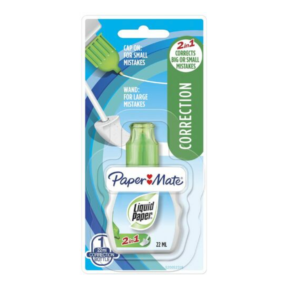 Correction Fluid Papermate Liquid Paper 2 In 1 Combo 22ml – Brilliant ...